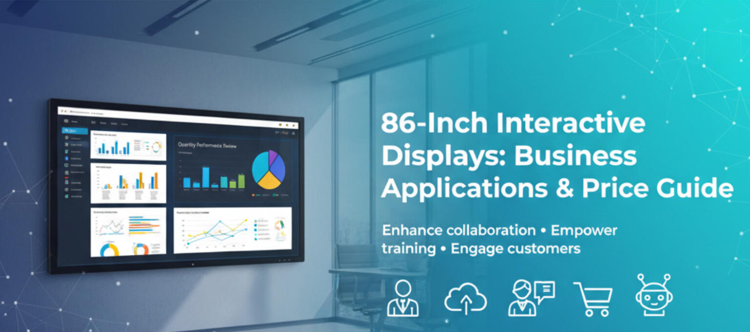 86-Inch Interactive Displays In Business: Applications and Pricing Guide