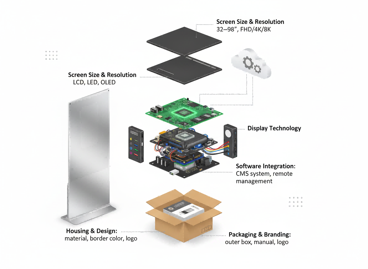 Digital Signage OEM/ODM Manufacturer – Custom Displays, Factory Direct