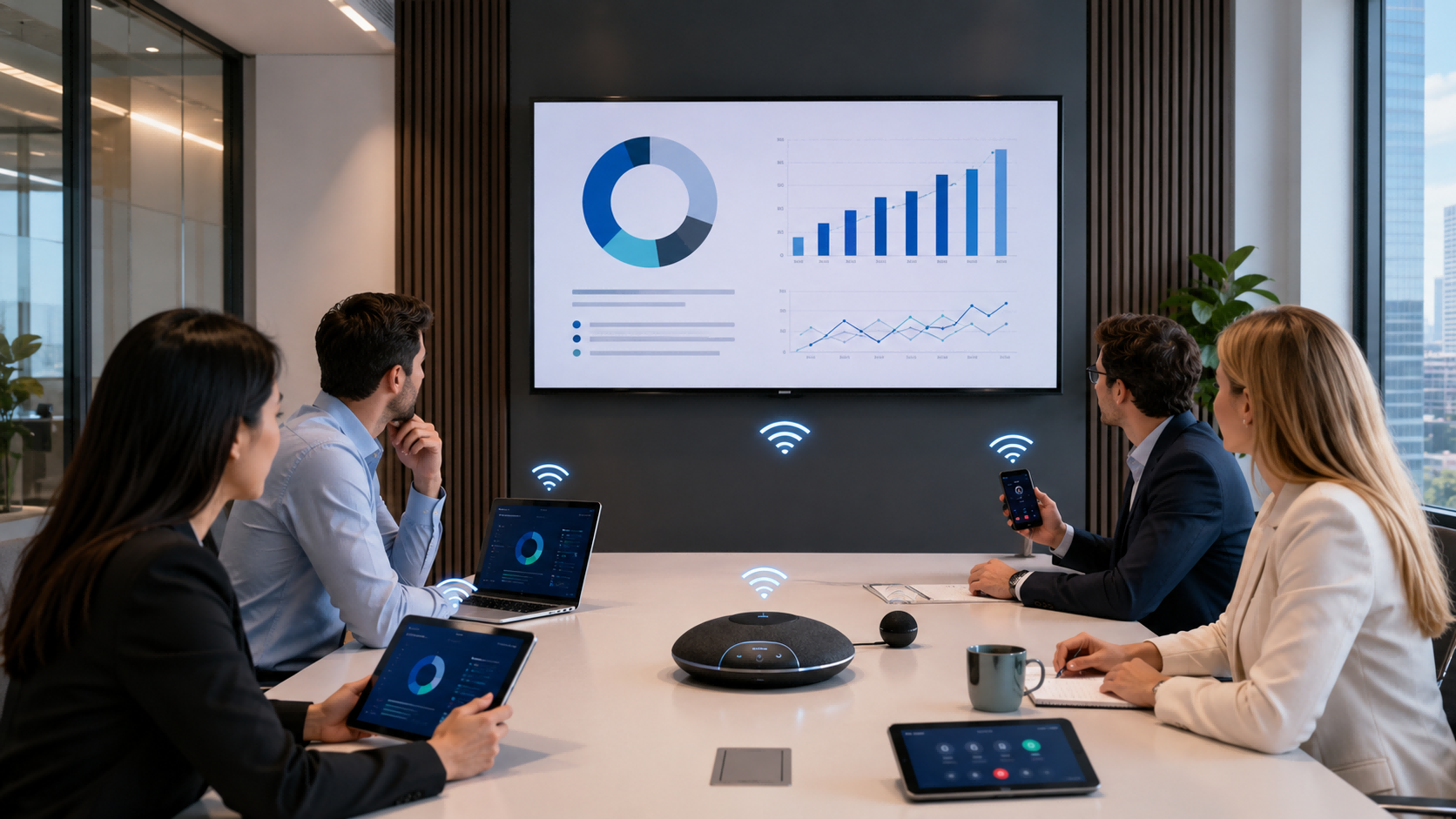 Wireless & Bluetooth Screen Monitors: Simplifying Wire-Free Conference ...